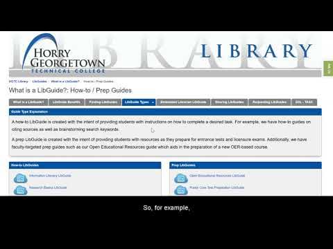 What is a LibGuide? - YouTube