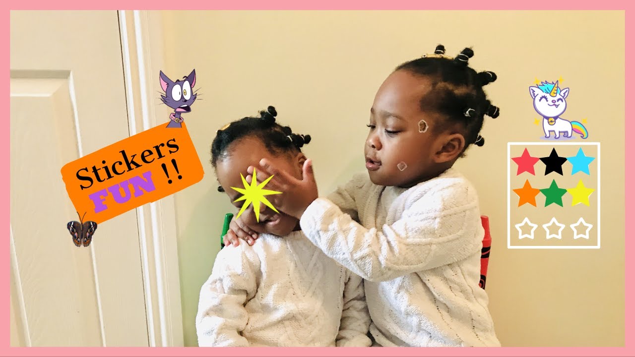 Sera and Seph With Stickers for Kids Fun Stickers Cats Butterflies ...