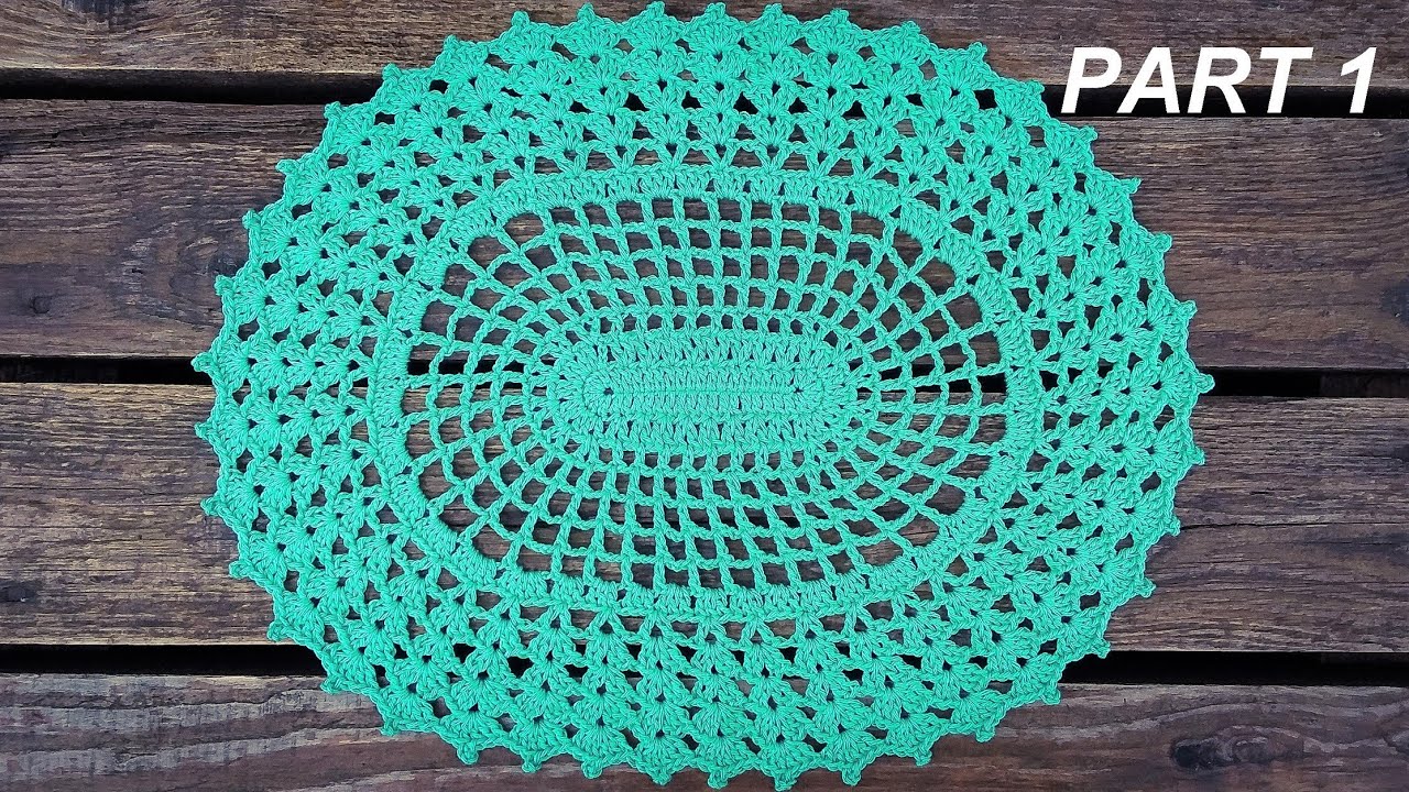 Oval Doily Crochet Pattern