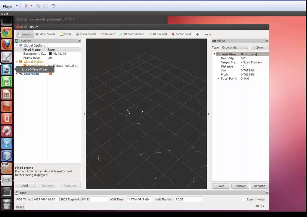 Creating a rosbag file and playing it - YouTube