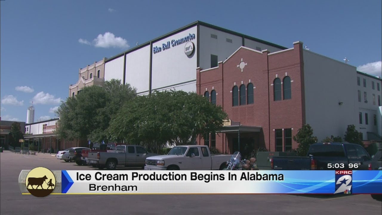 Blue Bell approved to begin ice cream production at Alabama plant - YouTube