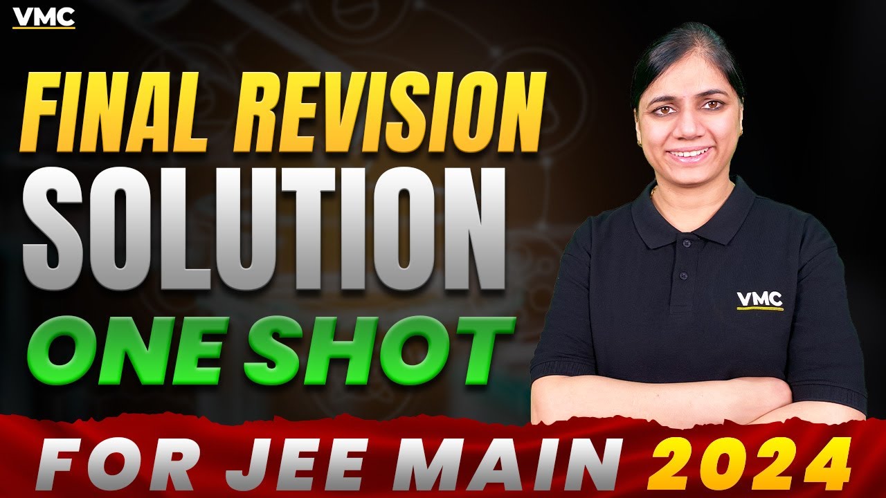 SOLUTIONS in 60 Minutes || Full Chapter Revision || Jee Main 2024 || # ...