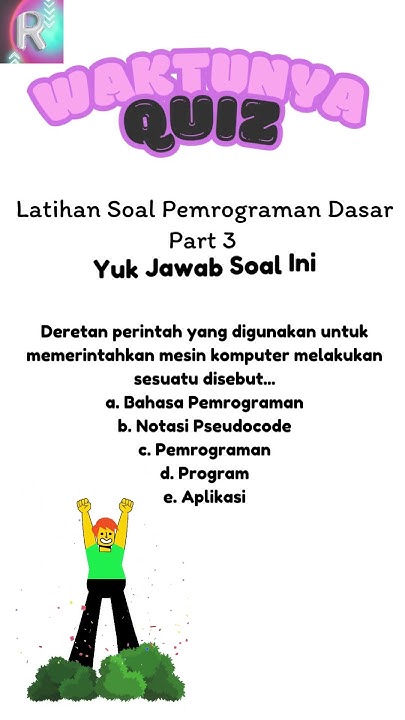 Latihan Soal Pemrograman Dasar Part 3 - YouTube