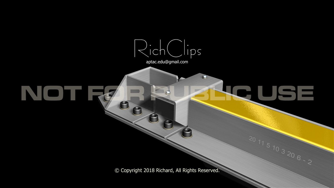 Square Tube Drilling Alignment Jig-Settings - YouTube