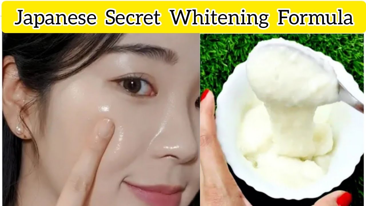 Japanese Secret Whitening Formula | Skin Whitening Home Remedies - YouTube