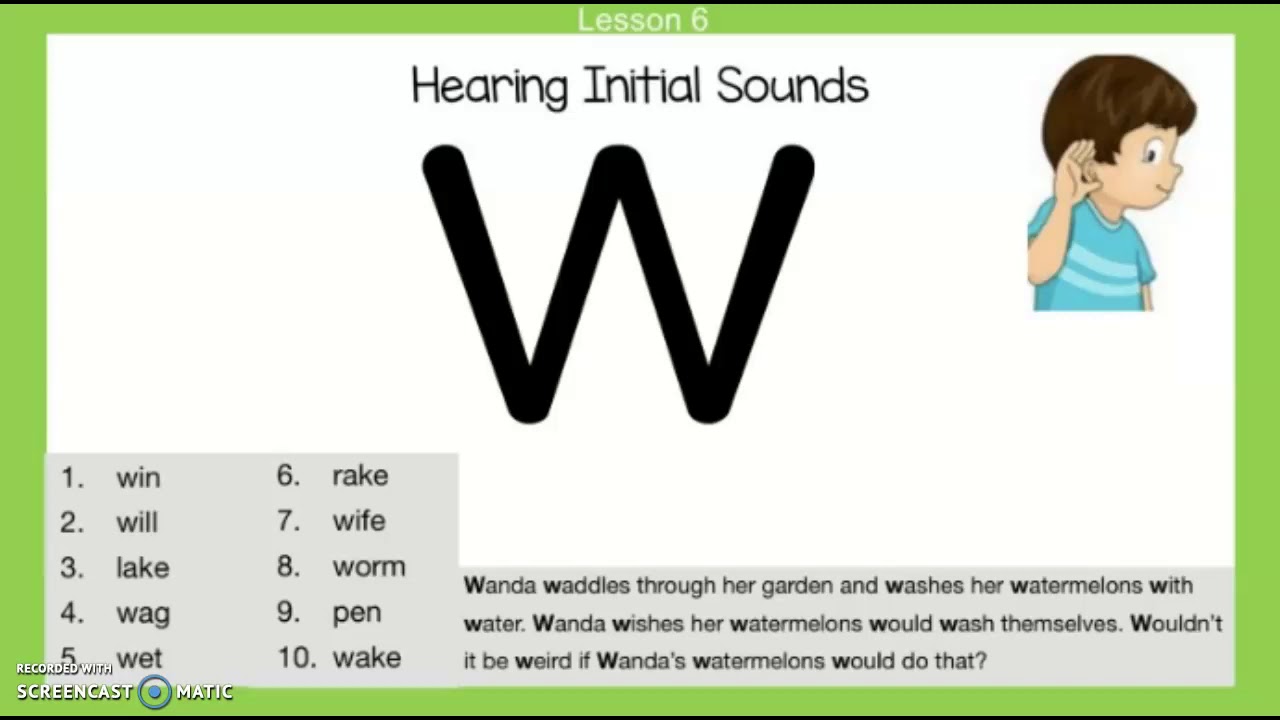 CKLA Kindergarten Skills 5 Lesson 6 - YouTube