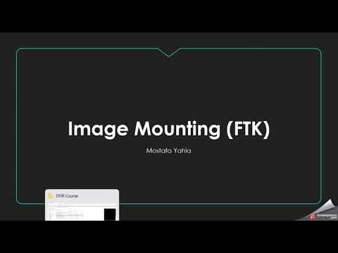 DFIR (Windows Forensics) Course: Image Mounting (FTK Imager) - YouTube