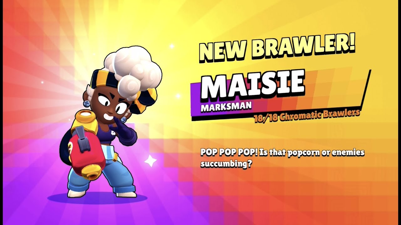 New Chromatic Brawler Maisie [Brawlstars] - YouTube