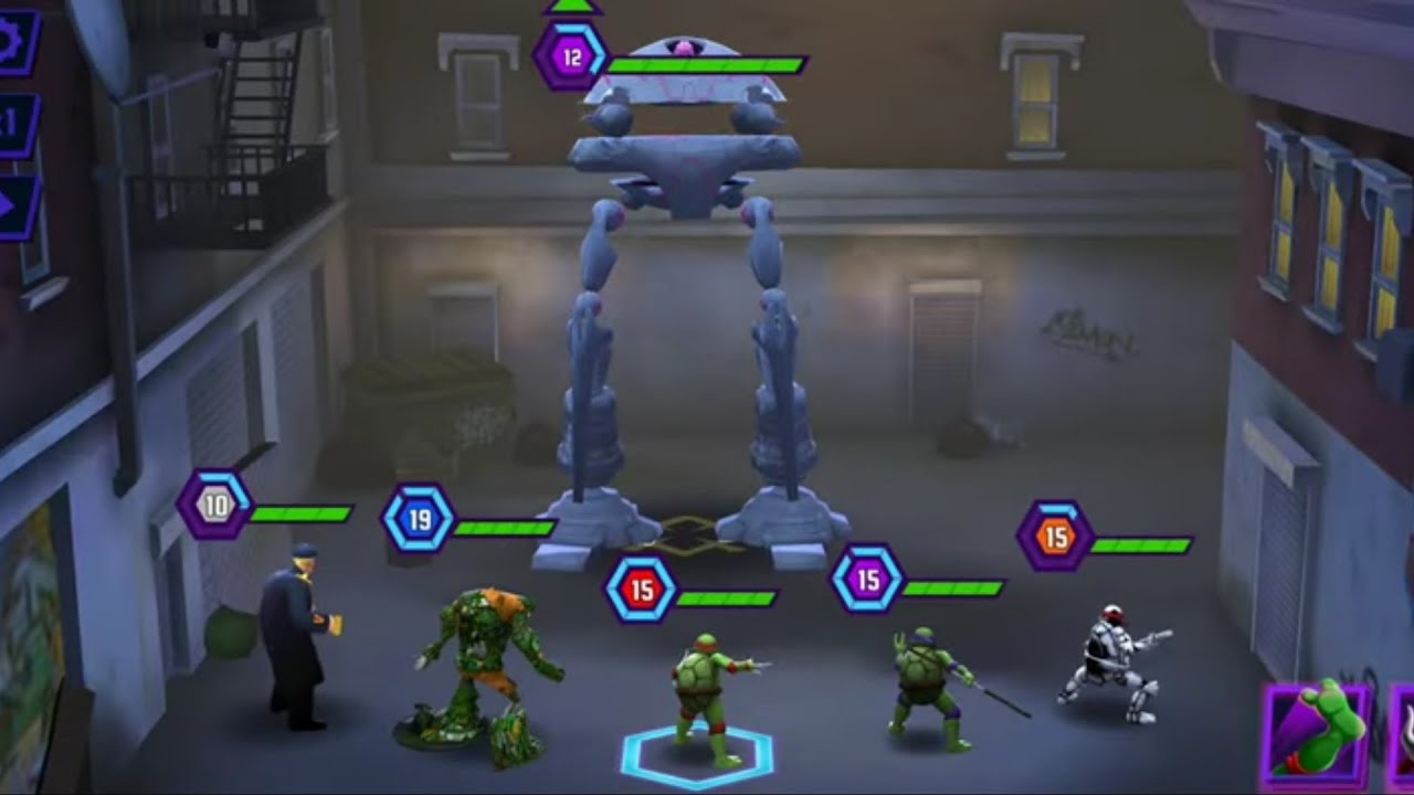 TMNT Legends Chapter 2 Hard Mode Gameplay 「iOS/Android Gameplay」 - YouTube