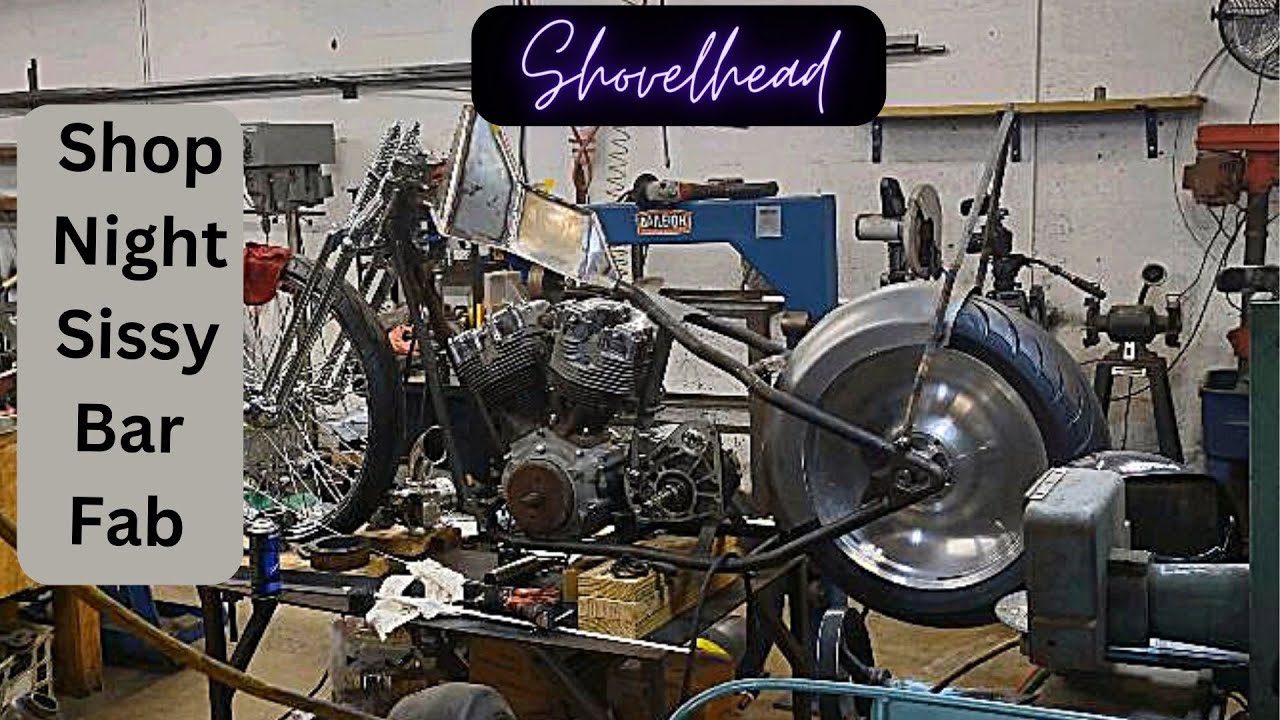 Harley Davidson Shovelhead Chopper Build Episode 6 - YouTube