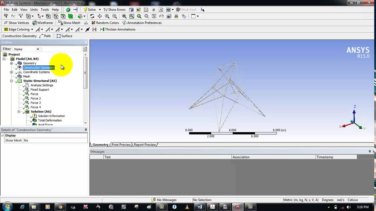 shear moment diagram in ansys workbench - YouTube