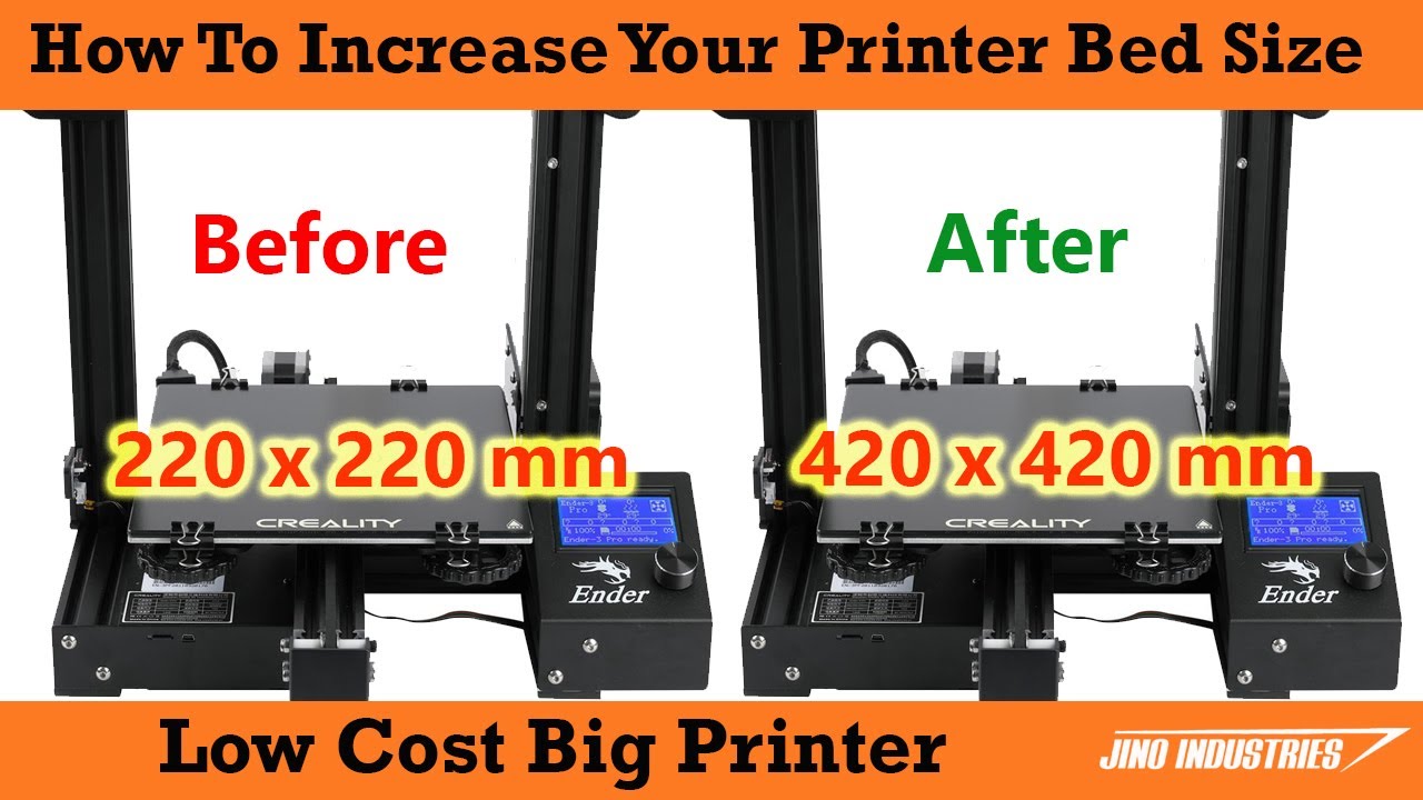 Extender kit increases an 3D print bed from 200 x 200mm to 400 x 400mm ...