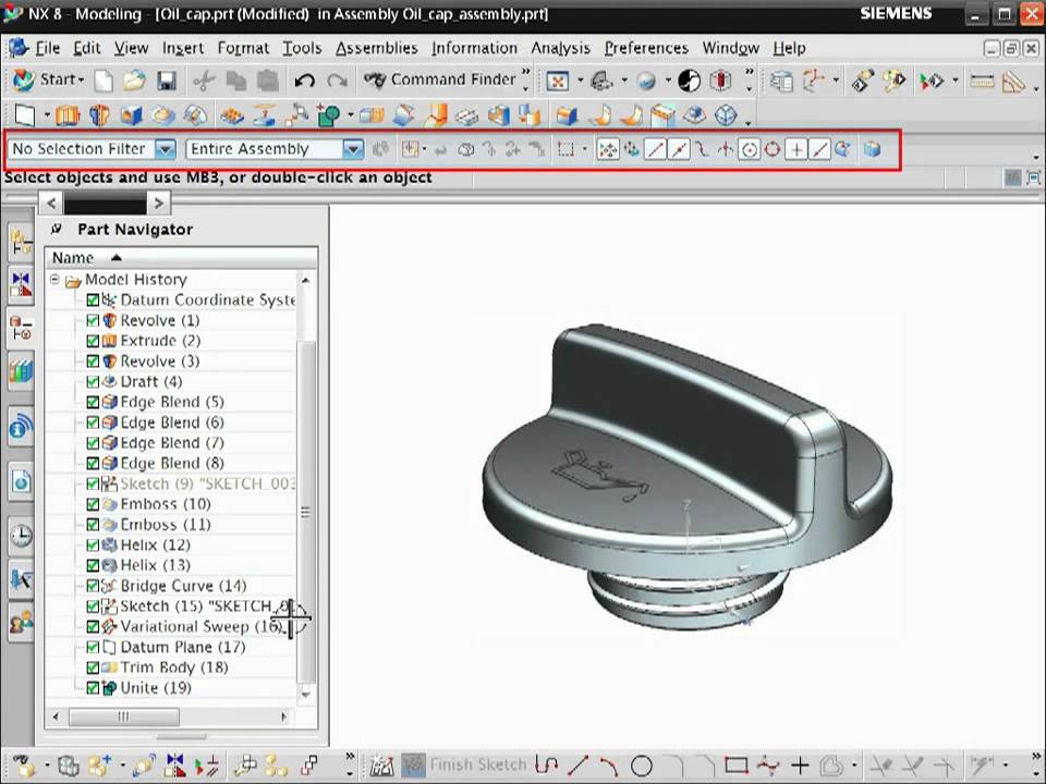 NX CAD Hints and Tips - The NX Standard Interface - YouTube