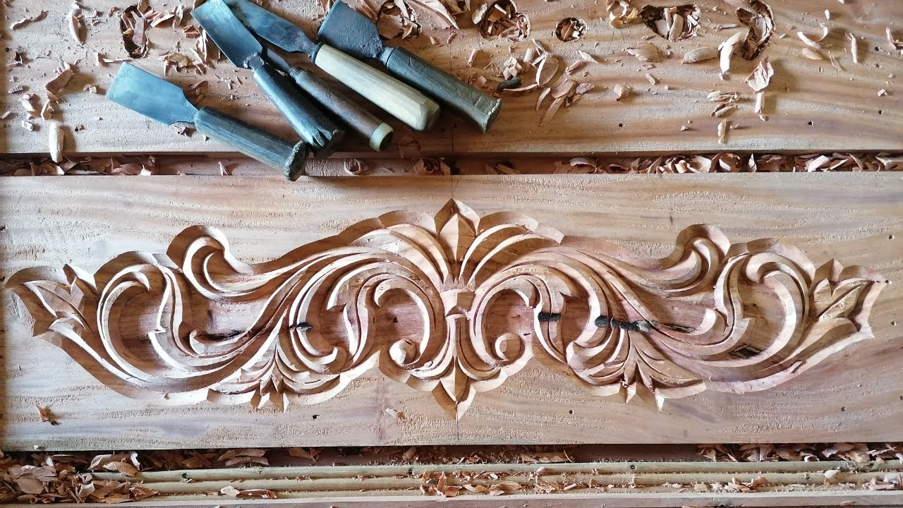 Wood Carving Work Making Full Video Upload Wood Work Wonderful Design ...