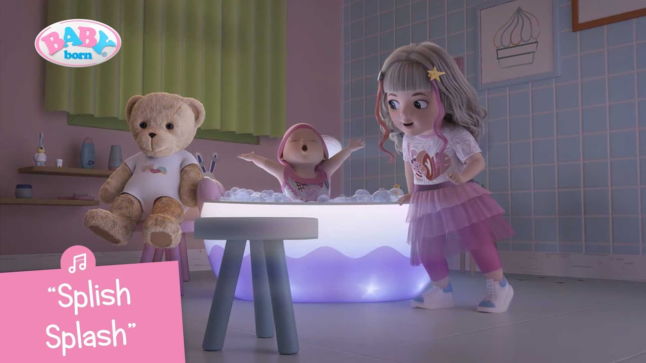 🎶 Splish, Splash 🛀👶 | BABY born animated series | Season 1 | Music ...