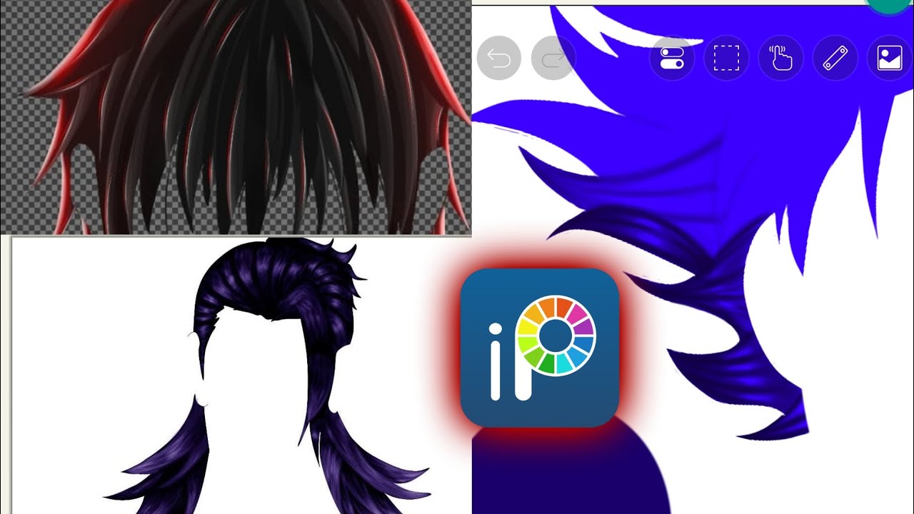 Como Fazer Cabelo semi realista para capa de rap geek pelo ibis paint [VÍDEO AULA EM TEMPO REAL ...