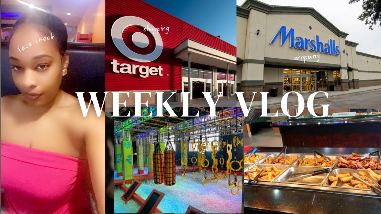 Spend the week with me :Target+ Kid Party+ Marshalls +Dinner and more ...