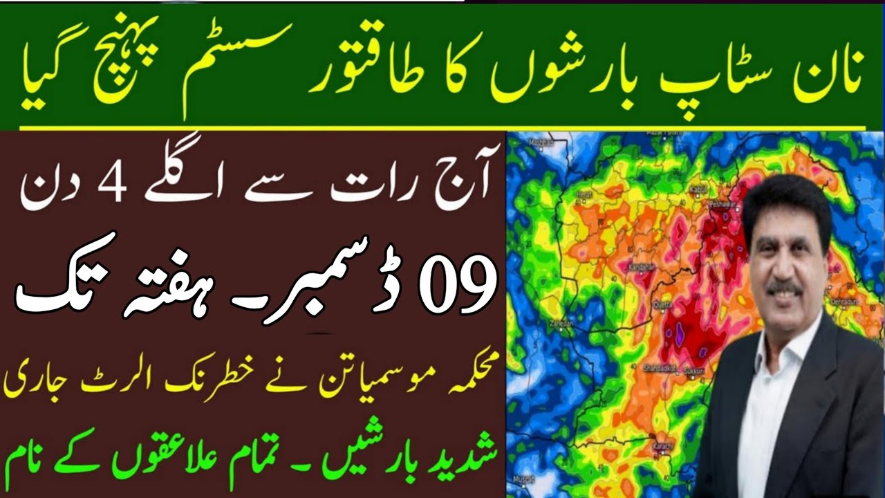 Pak weather with Dr hanif 20 days|Pakistan weather forecast| Punjab ...