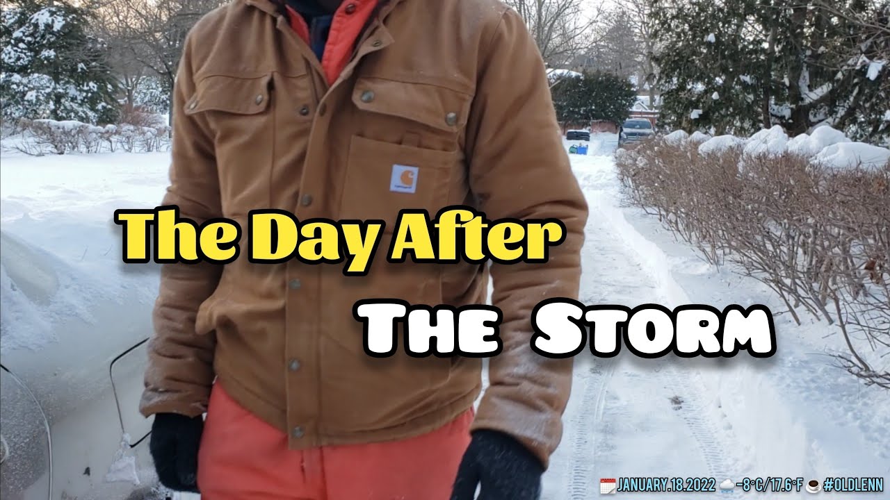 THE DAY AFTER A MAJOR SNOW STORM • Snow Removal • Toro Snowmaster 824 ...