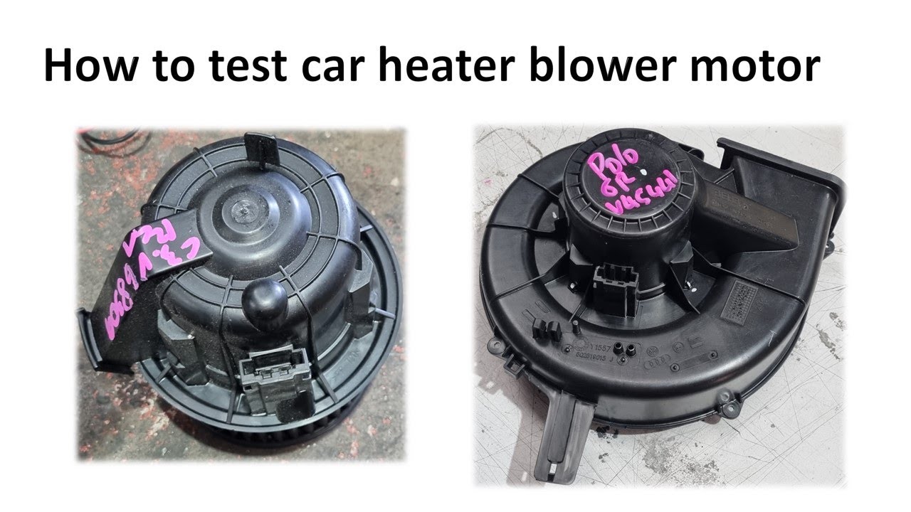 How To Test Your Car's Heater Blower Motor - YouTube