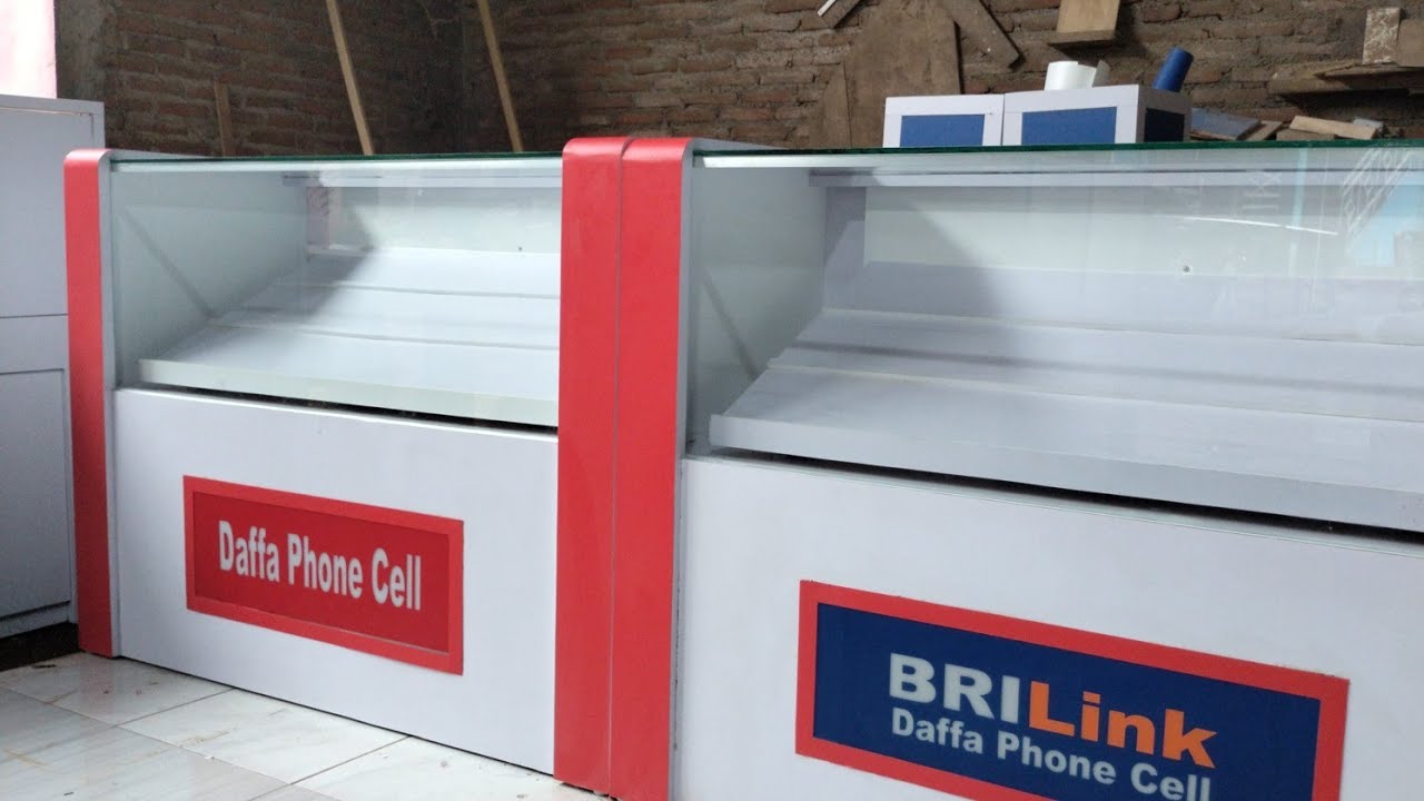 ETALASE KONTER HP MINIMALIS #etalasekonterhp #konterhp #konterpulsa # ...