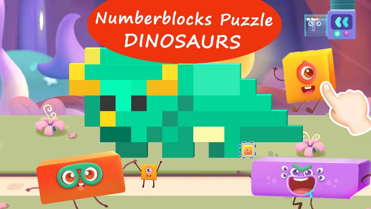 Baby Panda's Block World - Numberblocks Puzzle #14 - DINOSAURS ...