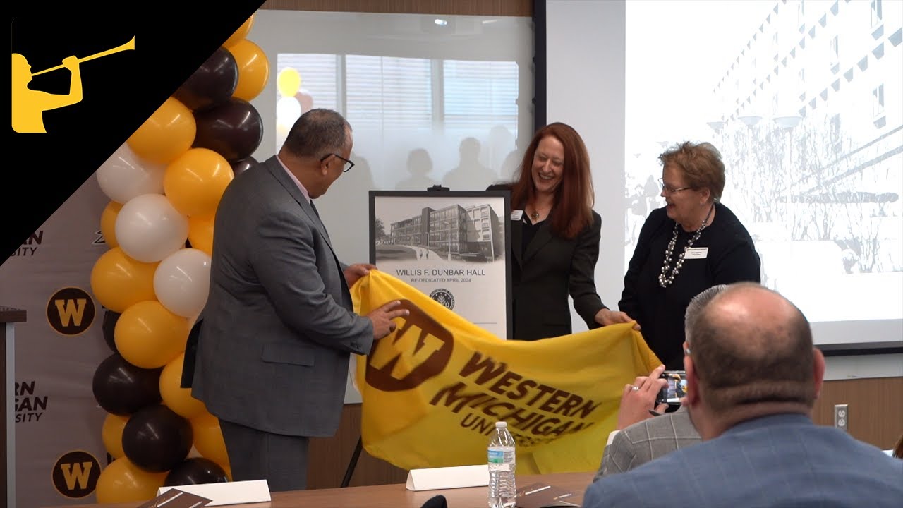 WMU Unveils Newly Renovated Dunbar Hall - YouTube