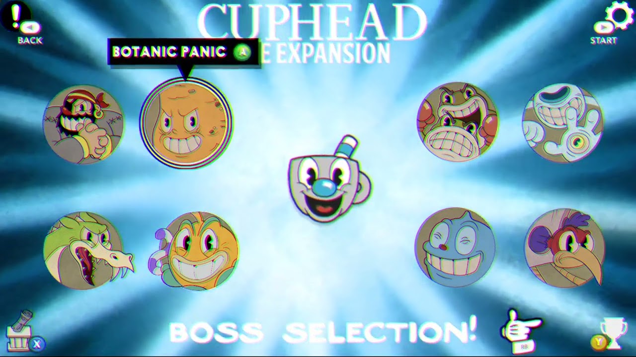 Cuphead expansion spoiler Menu - YouTube