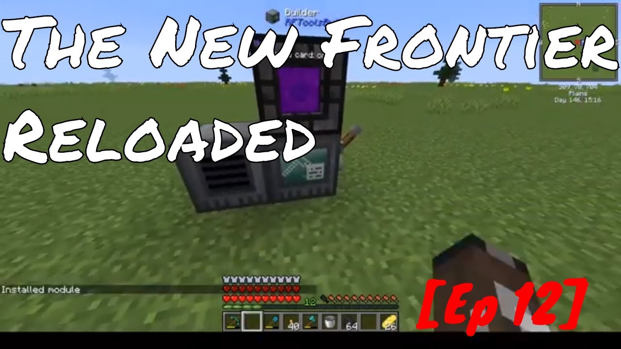 S2E12 : Rftools builder - The New Frontier Reloaded Modded minecraft 1. ...