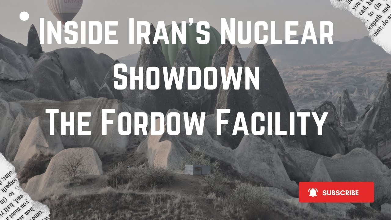 Inside Iran's Nuclear Showdown: The Fordow Facility - YouTube