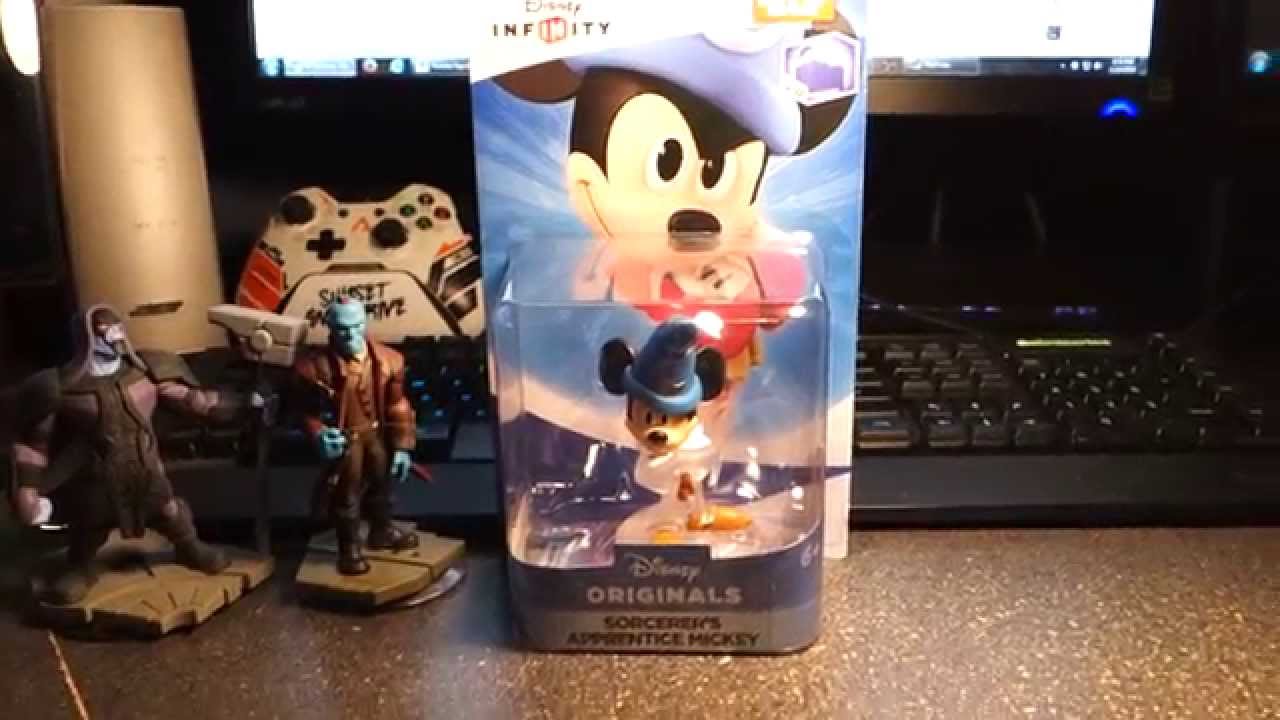 Disney Infinity 2.0 - Sorcerer's Apprentice Mickey Mouse Clear Figure ...
