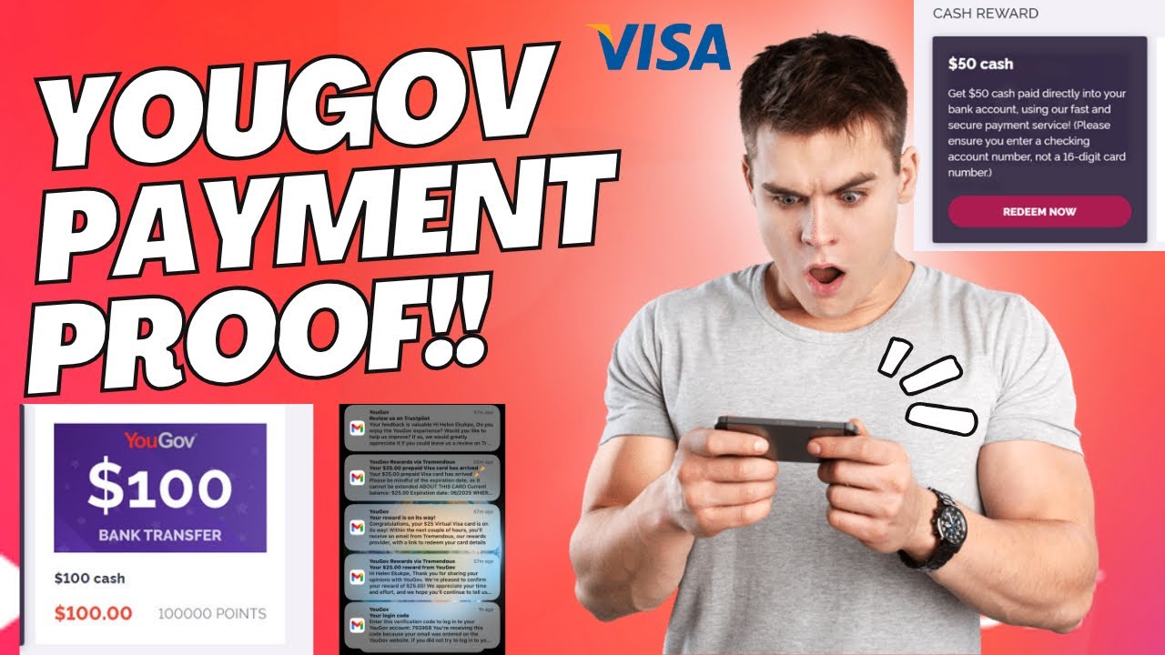 How to Withdraw from YouGov Survey – Payment Proof & Easy Steps! - YouTube