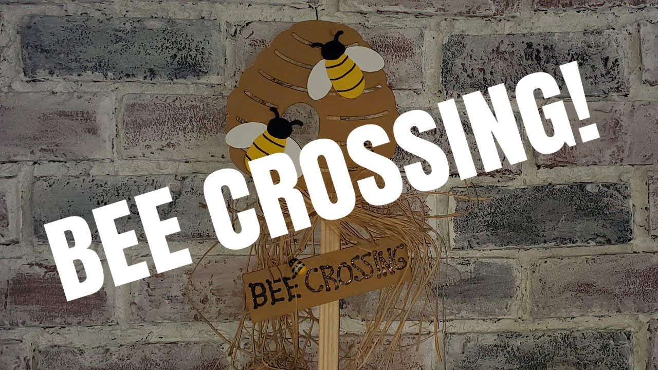 BEE CROSSING! #bees #dollartree #farmhouse #farmhouse #spring - YouTube