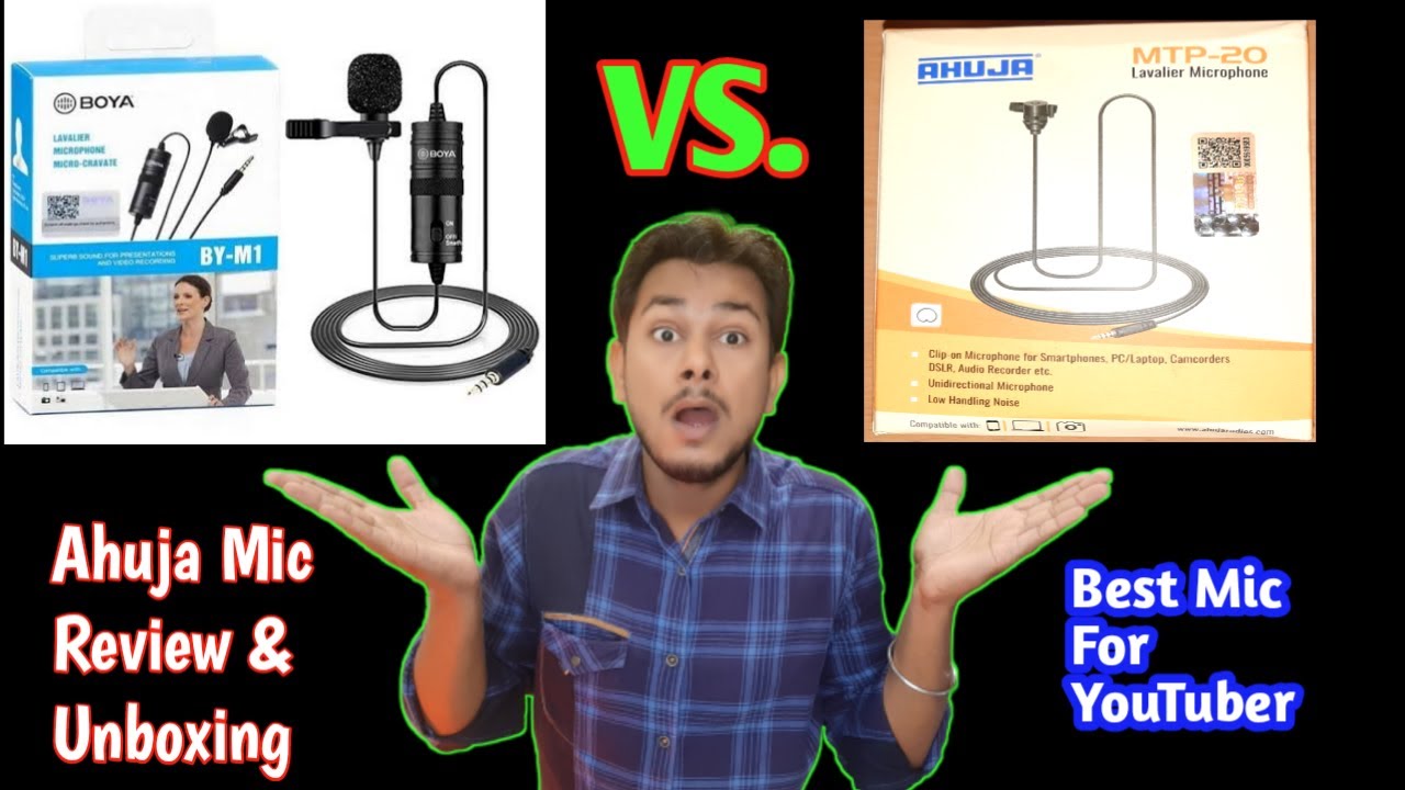 Best Mic for YouTuber | Boya VS Ahuja Mic | Ahuja Mic Review and ...