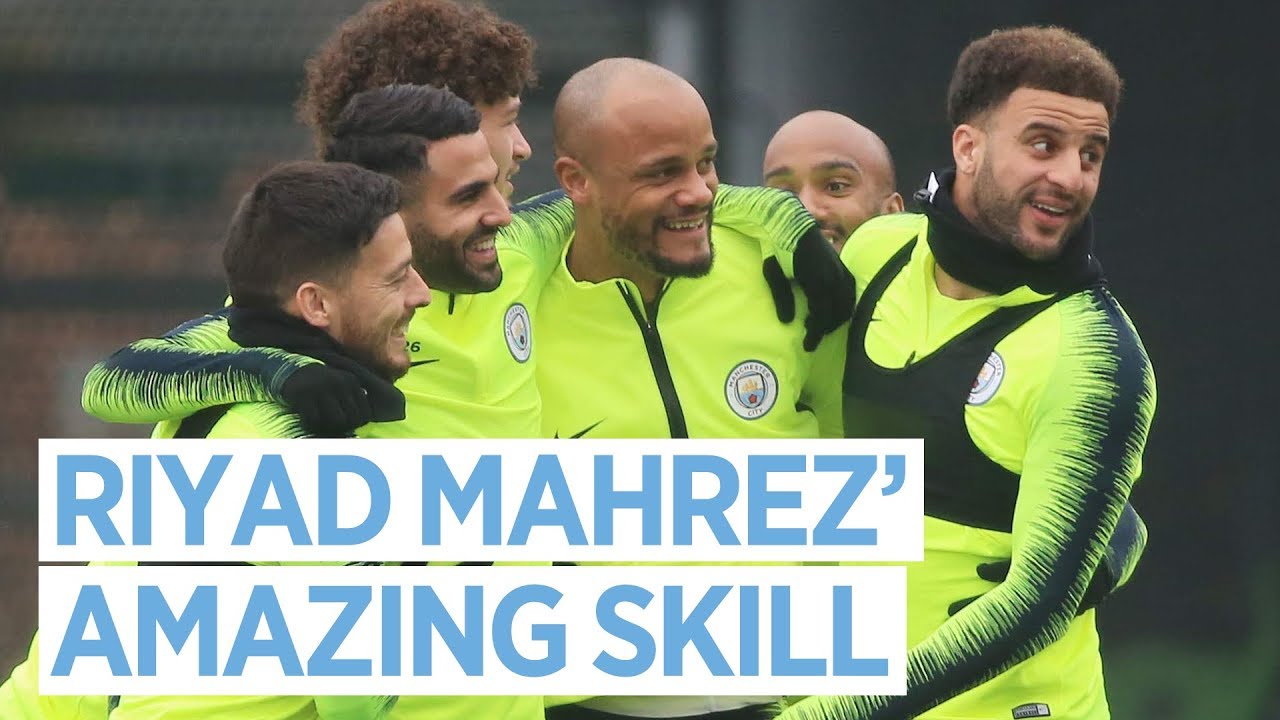 Riyad Mahrez' Amazing Skill | Training | Man City - YouTube