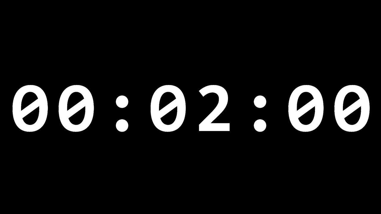 2 Minute Timer Timer 2 Menit YouTube