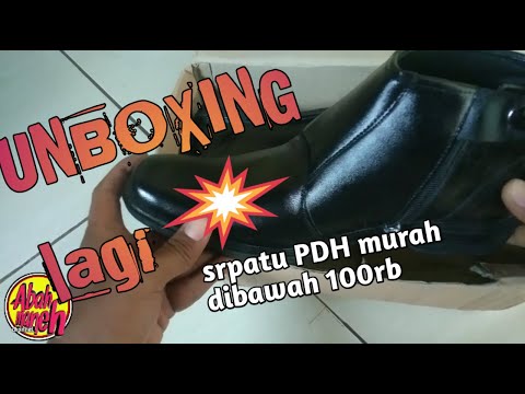 terbaru sepatu pdh dibawah 100rb (unboxing)