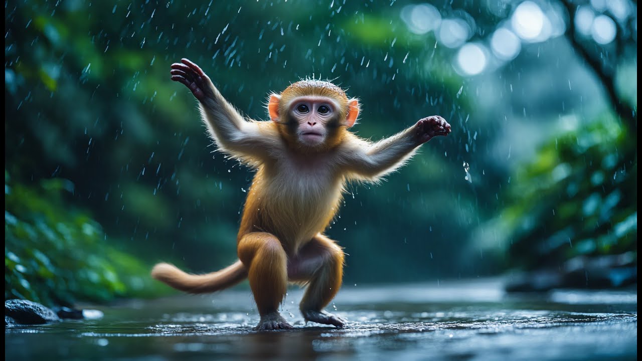 The Monkey Daily Lifestyle Like Human | Monkey Animation Using AI Tools ...