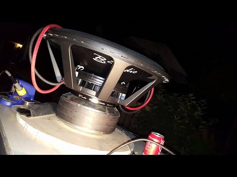 24" Subwoofer Enclosure Build Time Lapse Part 1 - YouTube