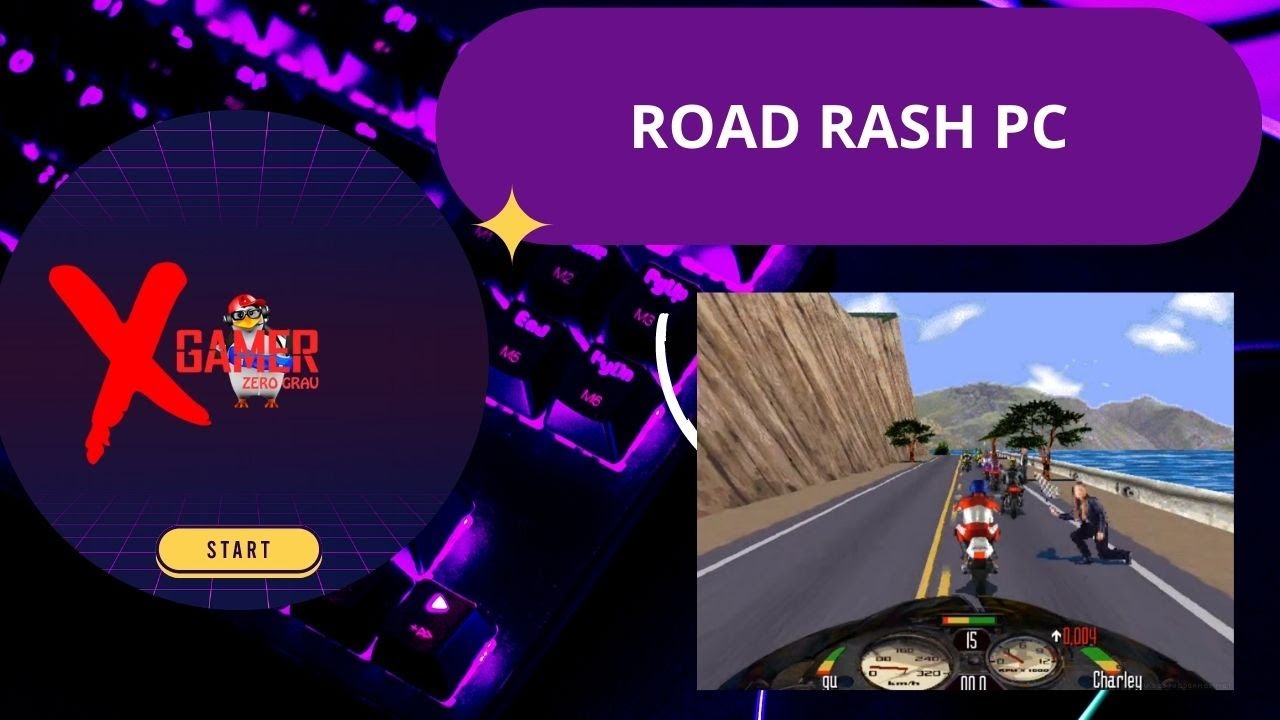 ROAD RASH PC ‐ gameplay curtinha. - YouTube
