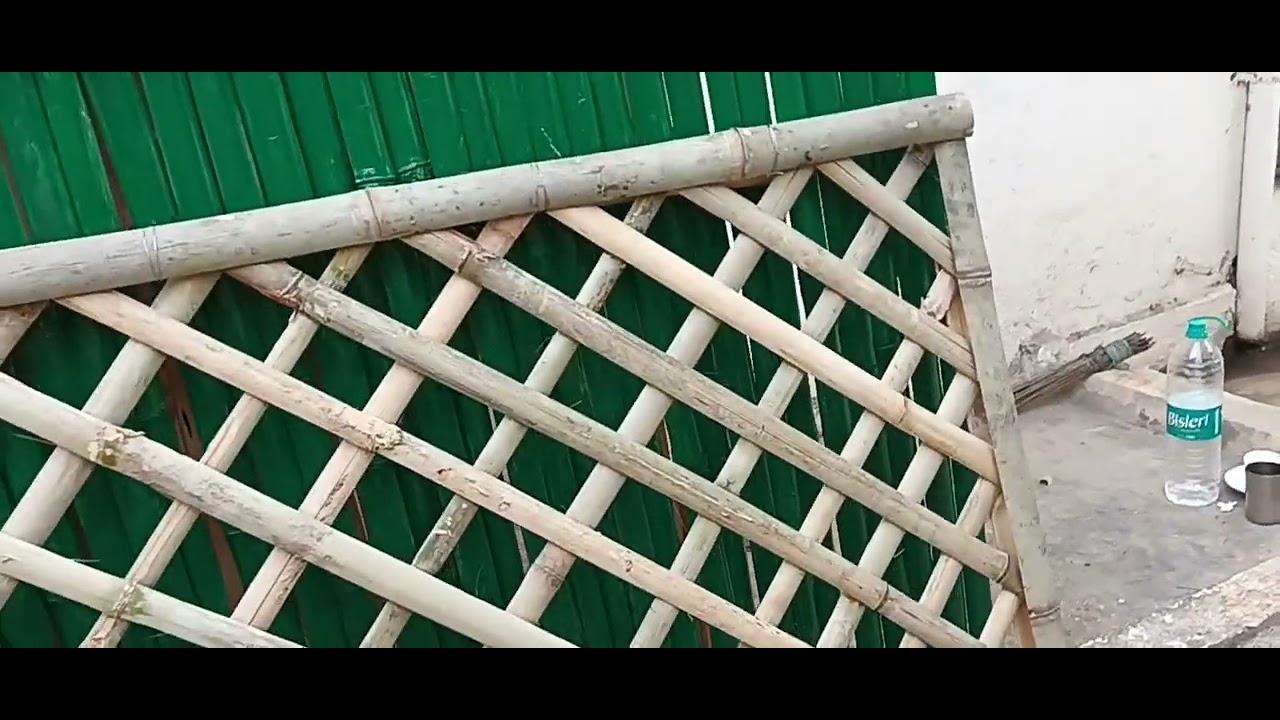 131# 20/5/2022 bamboo jali banva rahi hu - YouTube