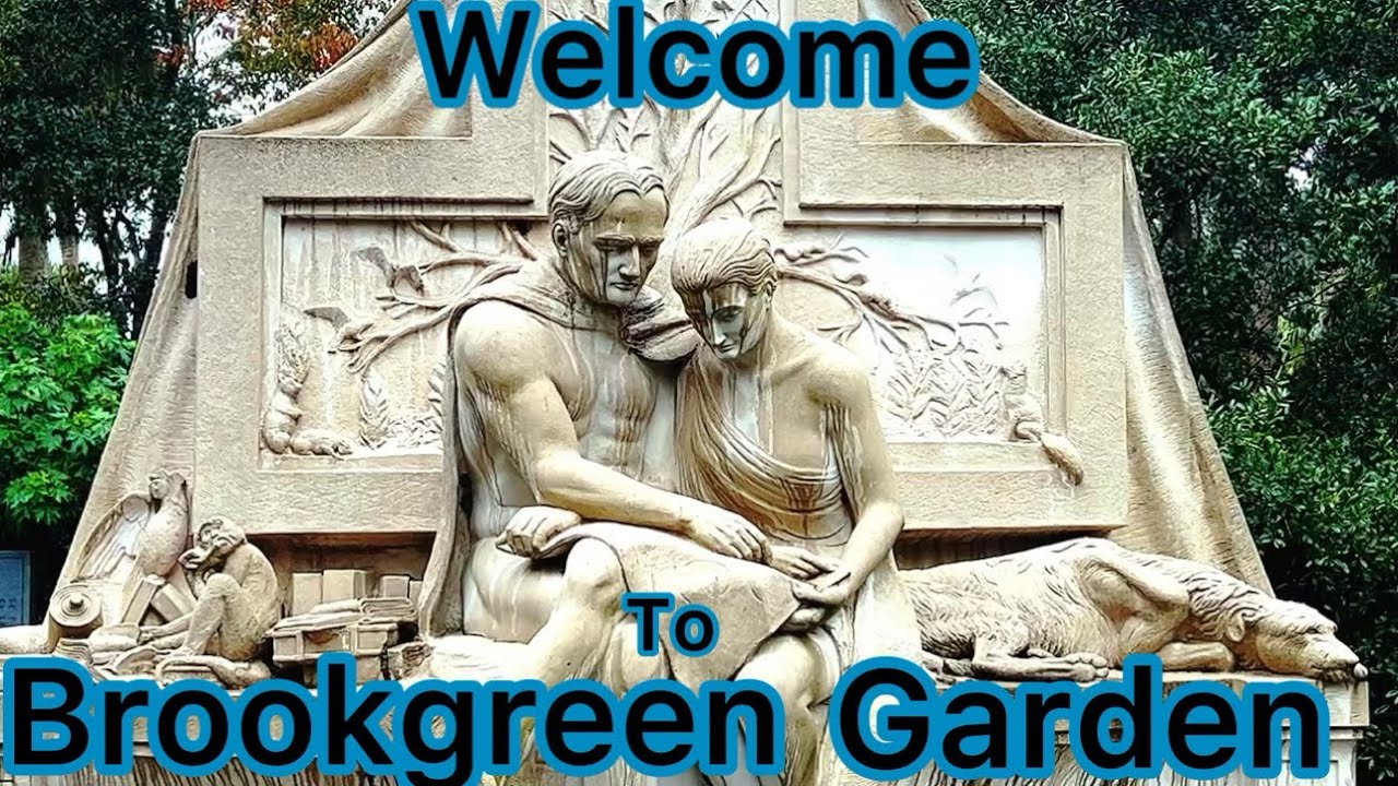 A beautiful garden and amazing statue - South Carolina - YouTube