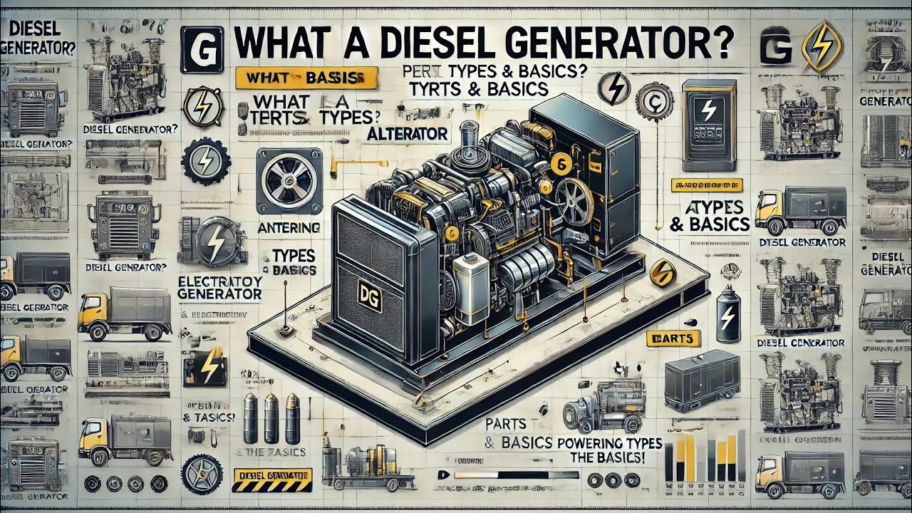 Basics of Diesel Generator/ DG // Diesel Generator से जुडी जानकारी ...