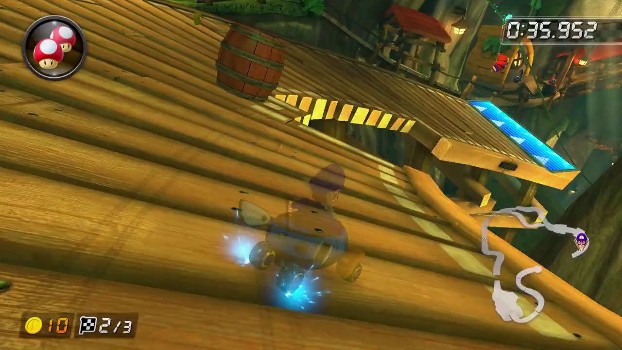 Wild Woods [200cc] - 1:16.910 - Alberto (Mario Kart 8 Deluxe World ...