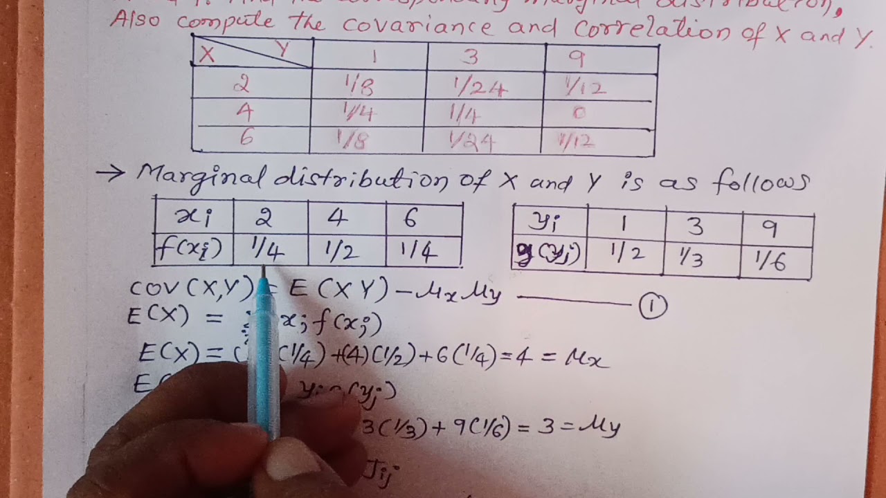 18MAT41 Joint Probability Distribution,VTU exam Q Dec 2018,June 2019 by ...