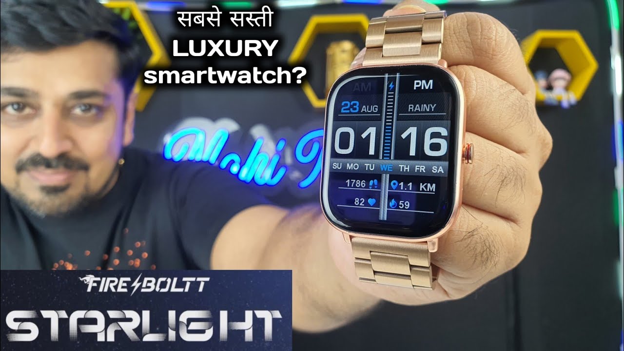 Fireboltt Starlight Smartwatch Unboxing & Full Detailed Review || Best ...