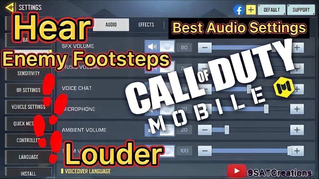 Hear Enemy Footsteps Louder In Codm Best Audio Settings For Call Of