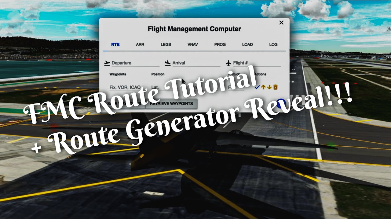 Making Realistic FMC Routes in GeoFS (Updated Tutorial) | GeoFS Flights ...