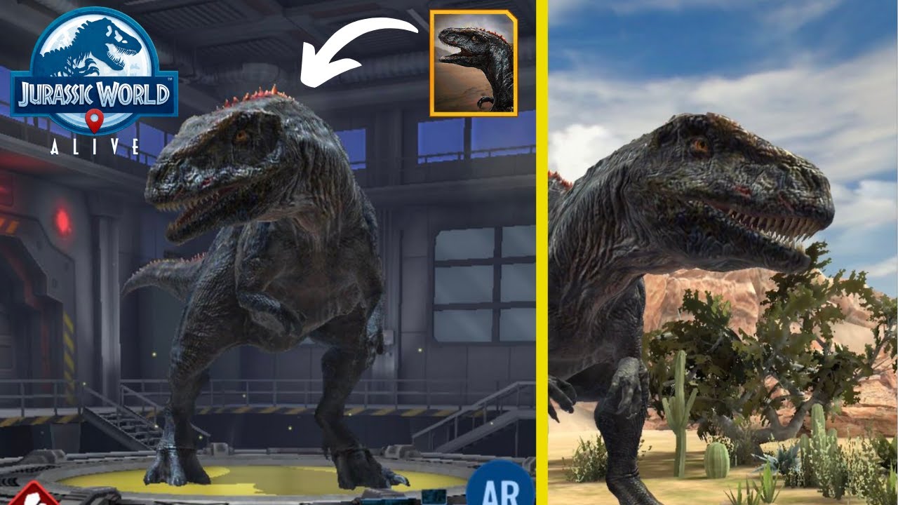 Acrocanthosaurus Showcase | Jurassic World Alive - YouTube