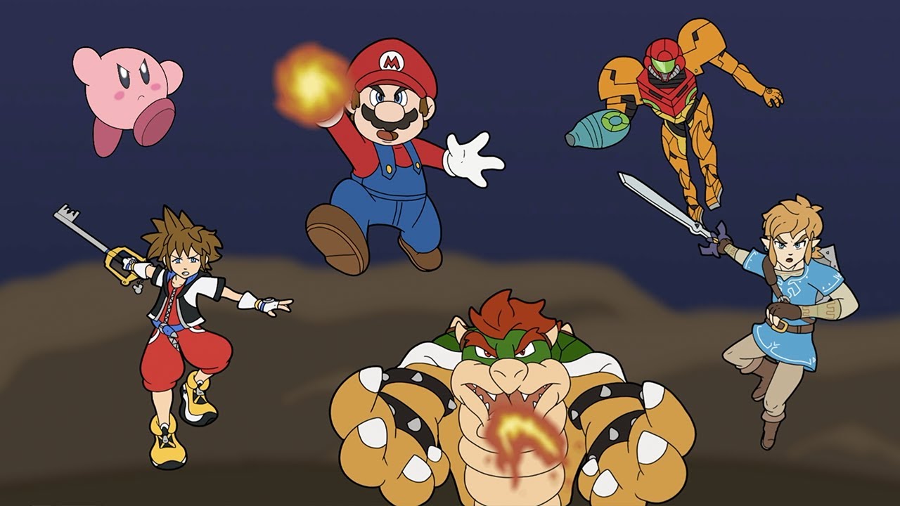 First look at Super Smash Bros. the animation 3 - YouTube